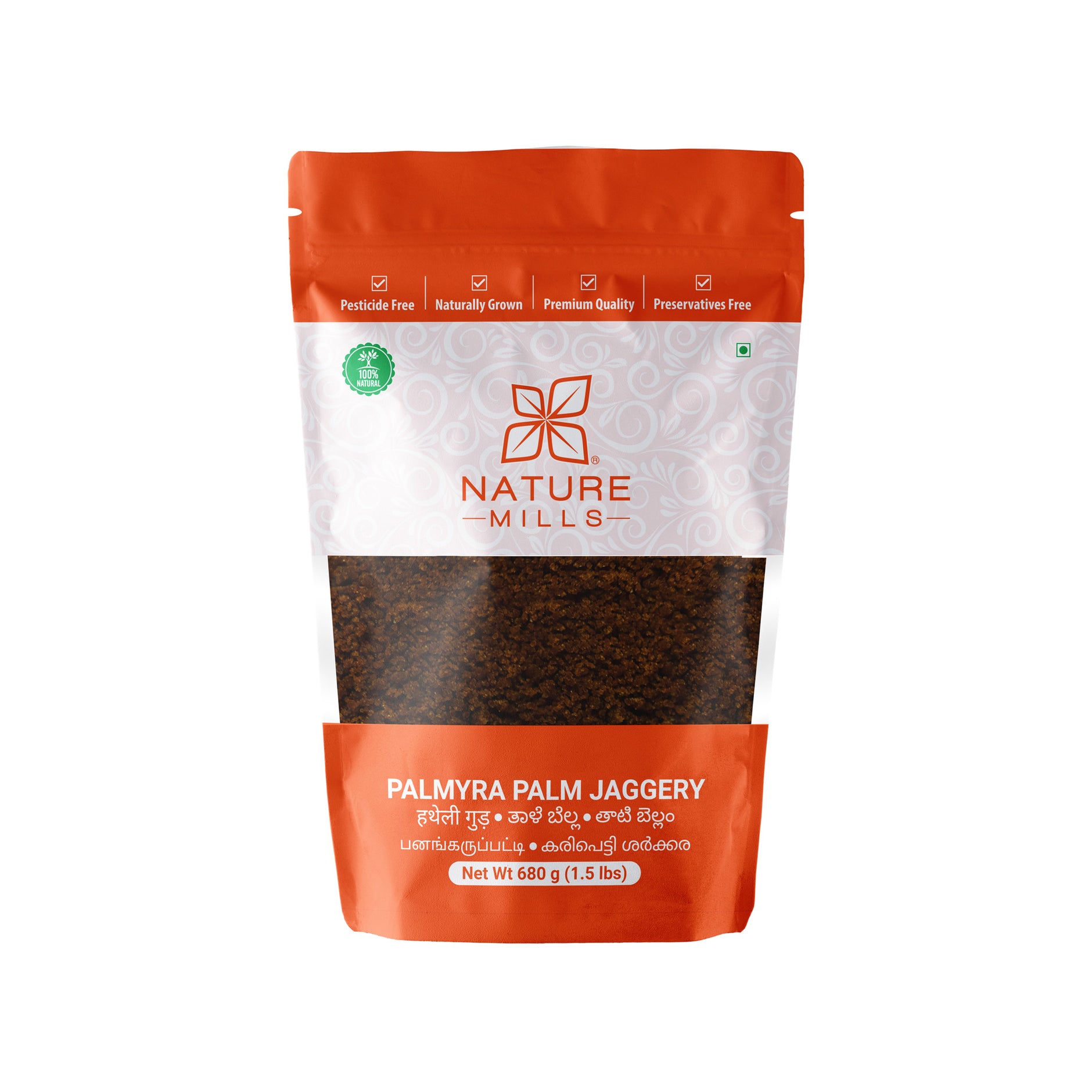 NatureMills Natural Sweeteners Collection - Raw Cane & Palmyra Jaggery