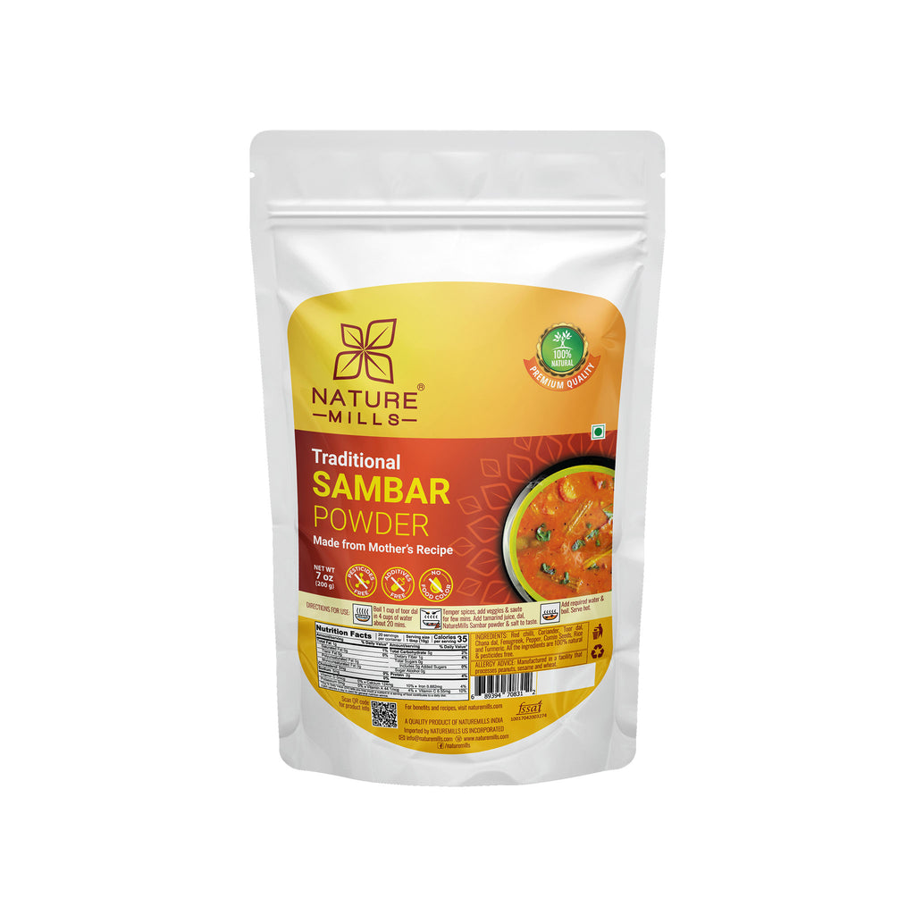 Sambar Powder - Authentic South Indian Spice Mix 200g | NatureMills